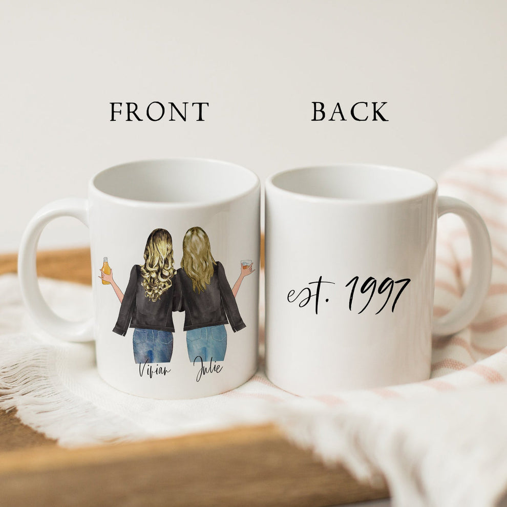 Best Friends Custom Portrait Mug | Promenade Field