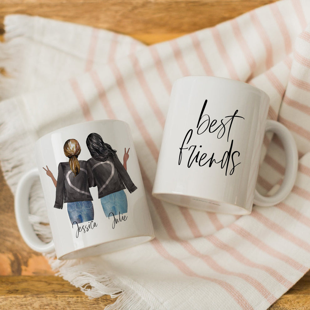 Best Friends Custom Portrait Mug | Promenade Field